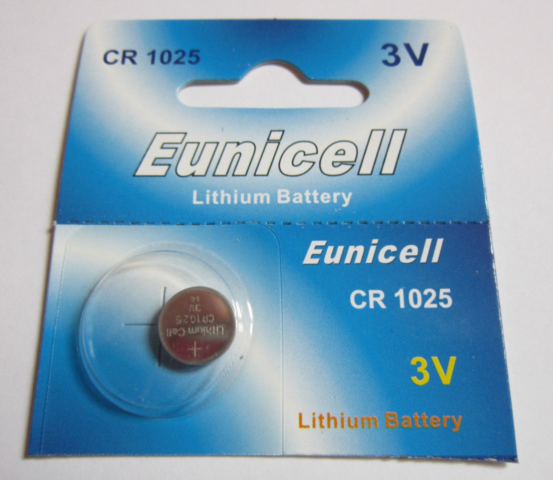 1x Eunicell CR1025 CR 1025 – 3V Lithium Button Cell Battery ...