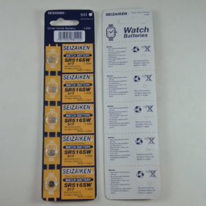 Seizaiken 5x SR516SW 317 SR516 1.55v Silver Oxide Button Cell Watch ...