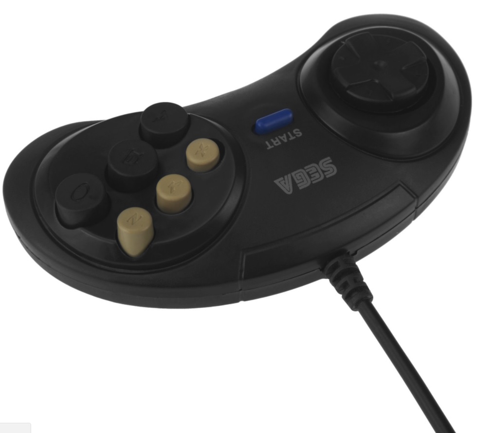 New 6 Button Game Pad GamePad Controller Pad for SEGA Genesis Console ...